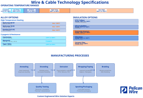 Pelican Wire Designs for Cryogenic and Extreme Energy Systems – Cold ...